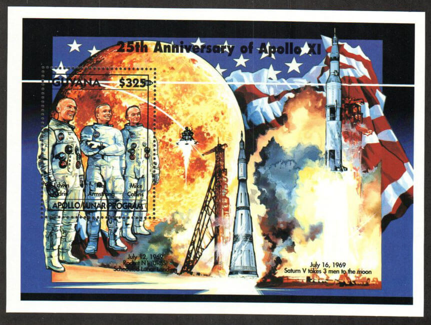 25th anniversary of Apollo 11 - Mesa Stamps