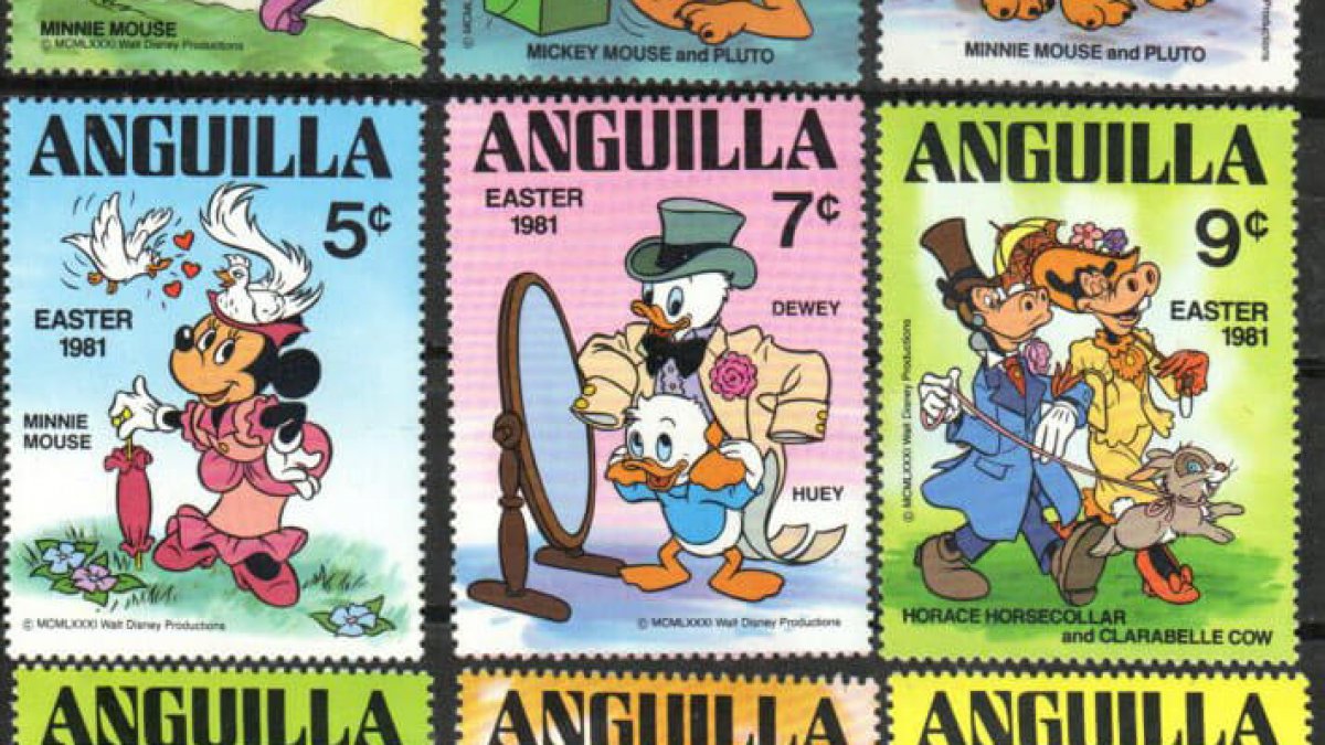 Postage Stamps Disney RARE 1998 Nevis Scott #1123 souvenir sheet ...