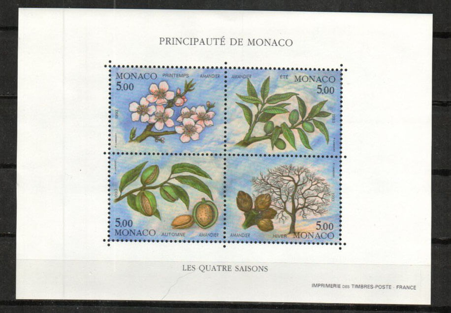 Mesa Stamps - Life Cycle of the Almond Tree