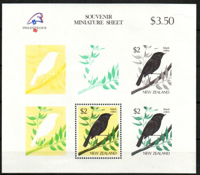 Mesa Stamps - Black Robin