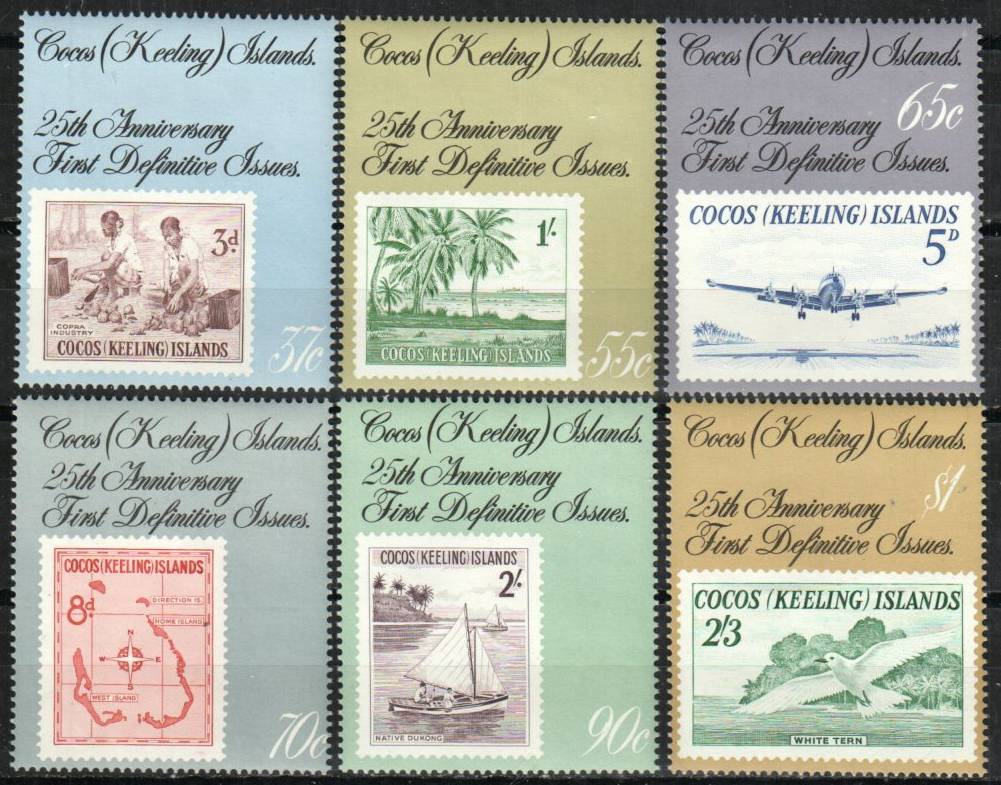 Mesa Stamps - 25th anniversary of Cocos stamps