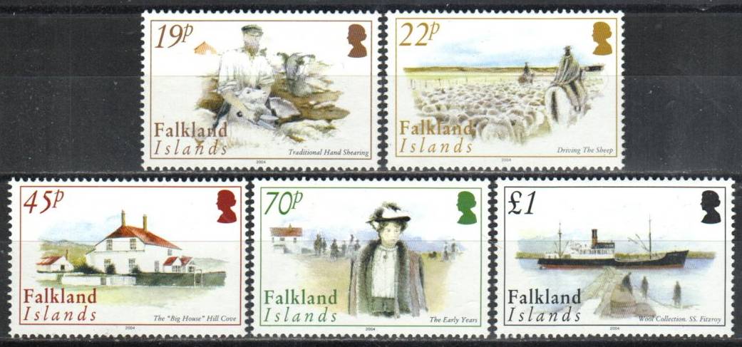 Sheep farming in the Falklands - Mesa Stamps
