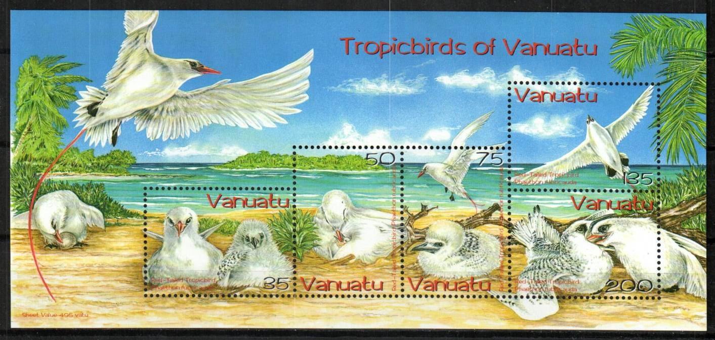 Tropic birds of Vanuatu - Mesa Stamps