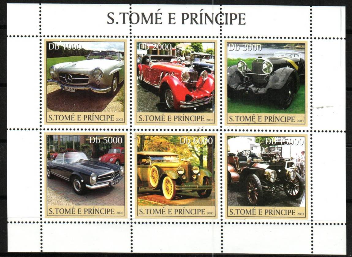 Mercedes-Benz automobiles - Mesa Stamps